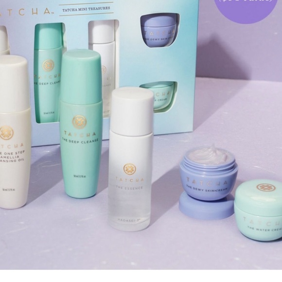 Tatcha | Skincare | Tatcha Mini Treasures Kit Cleanser Essence Cream ...